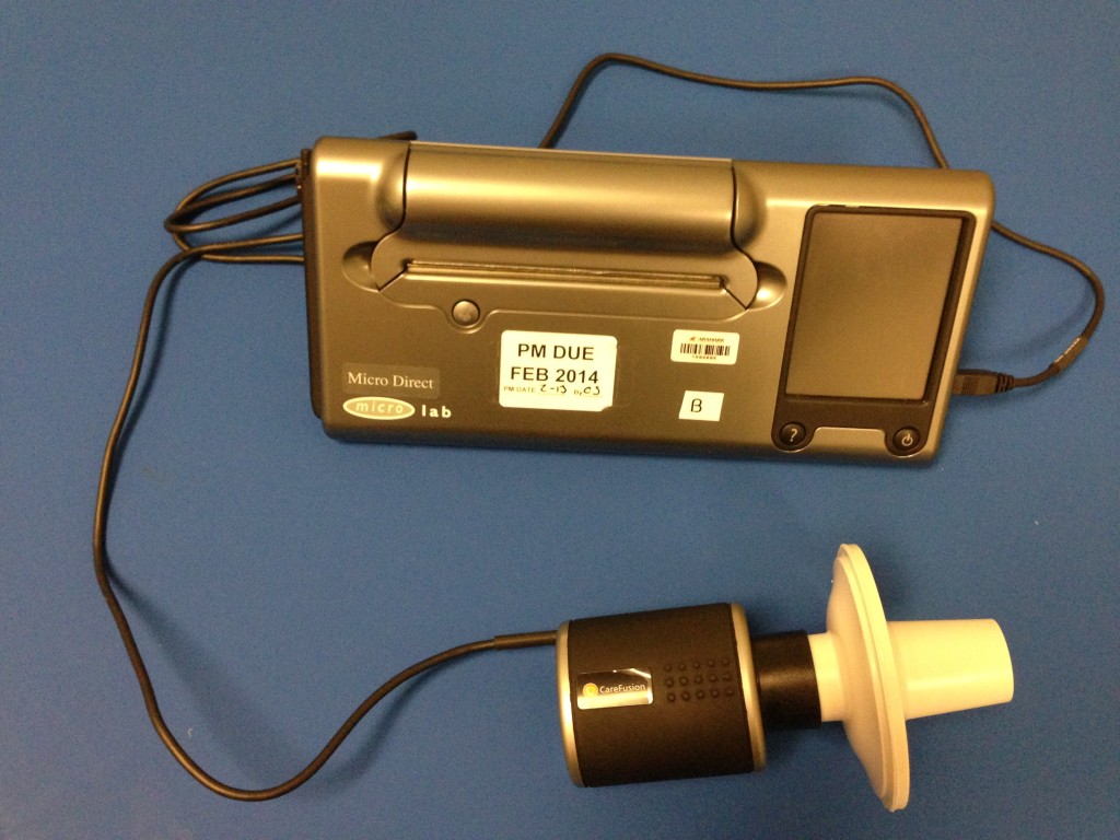 Measuring lung function - spirometry - Amy and Pals