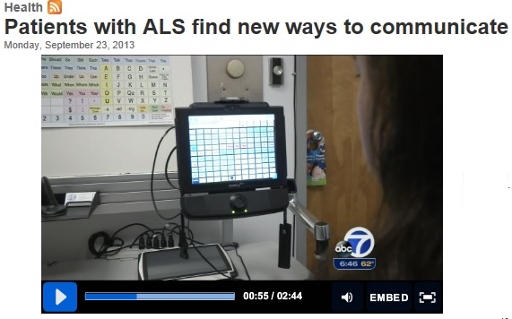 ABC News Features Many Ways pALS Communicate - Amy and Pals